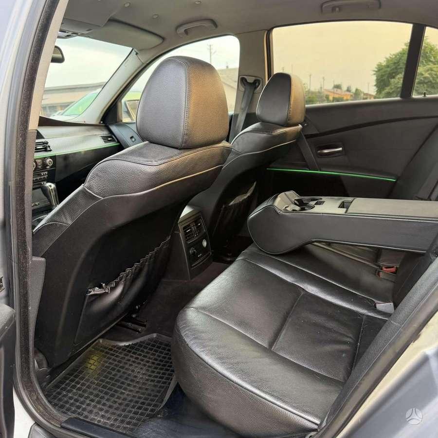 Grey BMW 530 2004 in Kaisiadorys, with an engine capacity of 2.99 L and mileage of 292 thousand km for 3650 €, photo 20 on AUTOMOTO.COM.LV