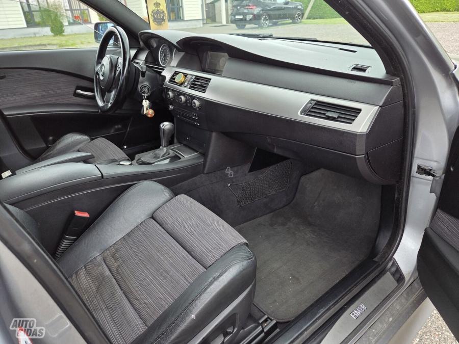 Pelēks BMW 530 2004 Viļņa, ar dzinēja tilpumu 3.00 L un nobraukumu 332 tūkst. km par 3750 €, foto 8 vietnē AUTOMOTO.COM.LV