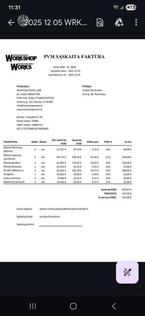 Серый БМВ 530 2004 в Паневежис, объемом двигателя 2.99 л и пробегом 527 тыс. км за 4000 €, фото 15 на AUTOMOTO.COM.LV
