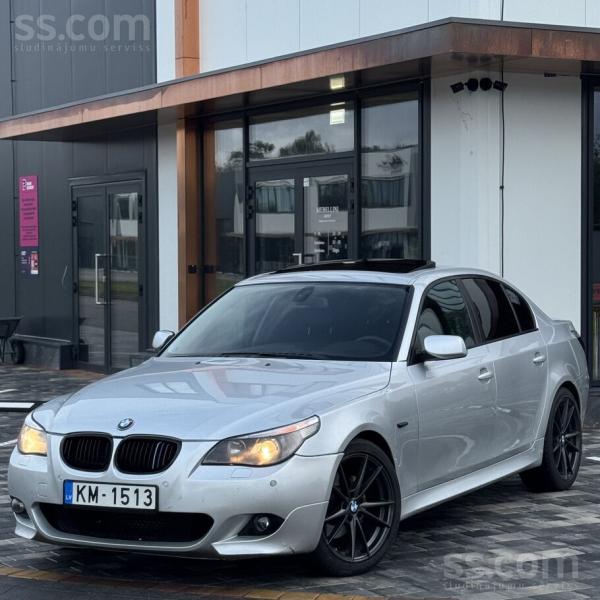 Grey BMW 530 2004 in Riga, with an engine capacity of 3.00 L and mileage of 415 thousand km for 3650 €, photo 1 on AUTOMOTO.COM.LV