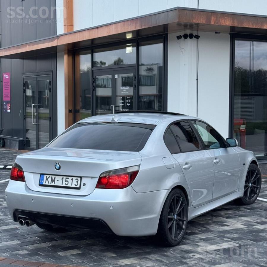 Grey BMW 530 2004 in Riga, with an engine capacity of 3.00 L and mileage of 415 thousand km for 3650 €, photo 4 on AUTOMOTO.COM.LV