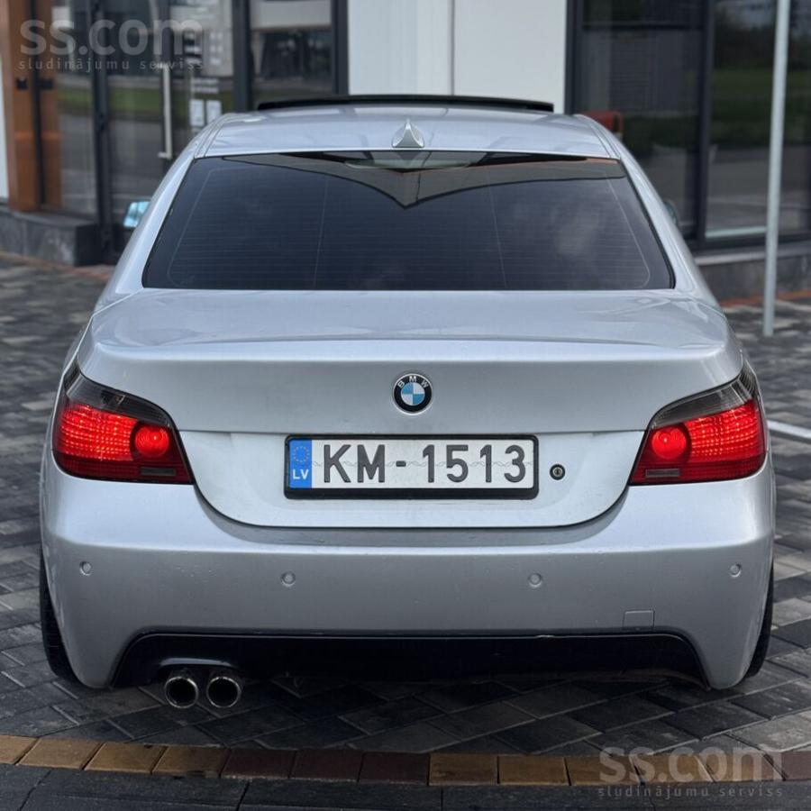 Grey BMW 530 2004 in Riga, with an engine capacity of 3.00 L and mileage of 415 thousand km for 3650 €, photo 7 on AUTOMOTO.COM.LV