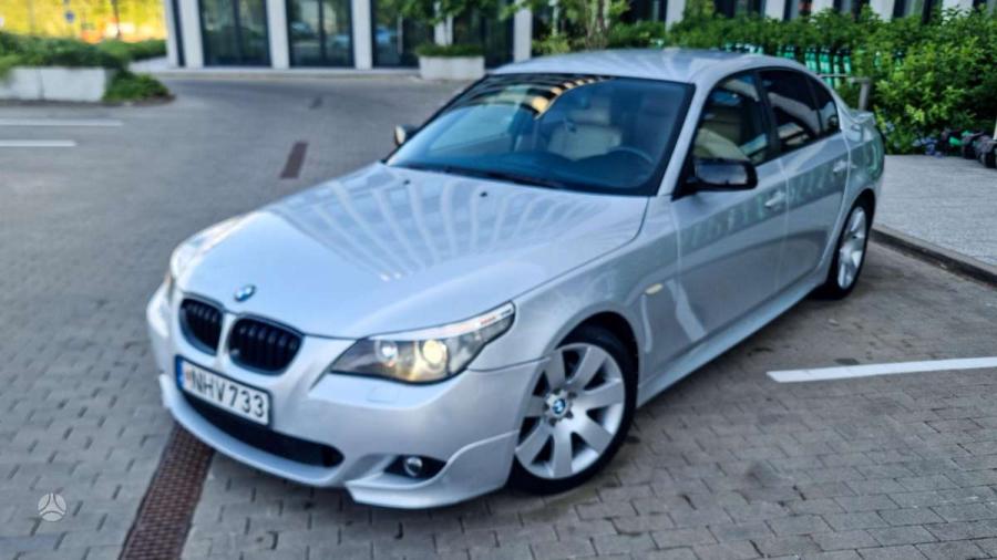 Grey BMW 530 2005 in Vilnius, with an engine capacity of 2.99 L and mileage of 421 thousand km for 4350 €, photo 3 on AUTOMOTO.COM.LV