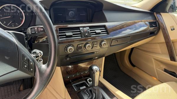 Grey BMW 530 2005 in Riga, with an engine capacity of 3.00 L and mileage of 377 thousand km for 4000 €, photo 8 on AUTOMOTO.COM.LV