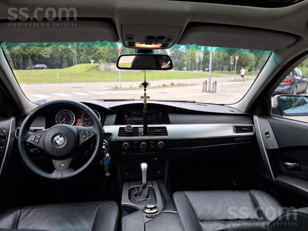 Grey BMW 530 2005 in Riga, with an engine capacity of 3.00 L and mileage of 421 thousand km for 5100 €, photo 9 on AUTOMOTO.COM.LV