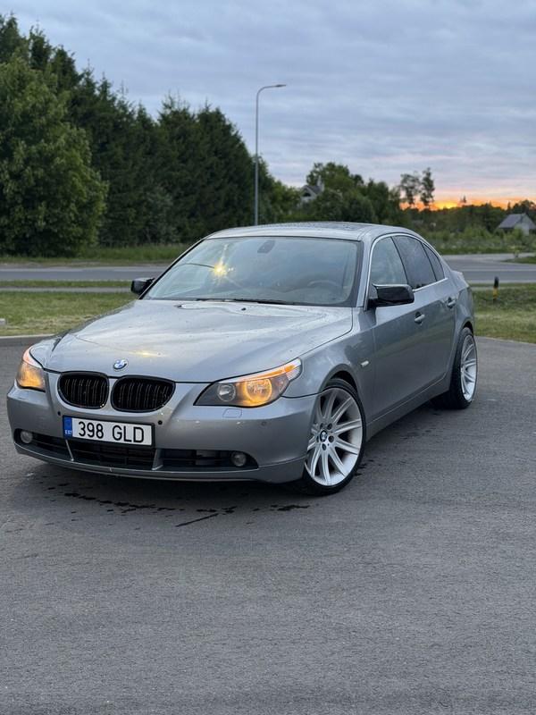 Grey BMW 530 2005 in Tallinn, with an engine capacity of 3.00 L and mileage of 420 thousand km for 6500 €, photo 10 on AUTOMOTO.COM.LV