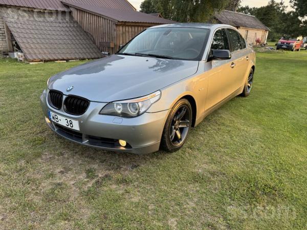 Grey BMW 530 2005 in Aizkraukle, with an engine capacity of 3.00 L and mileage of 320 thousand km for 3450 €, photo 5 on AUTOMOTO.COM.LV