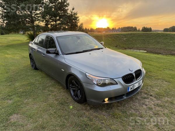 Grey BMW 530 2005 in Aizkraukle, with an engine capacity of 3.00 L and mileage of 320 thousand km for 3450 €, photo 6 on AUTOMOTO.COM.LV