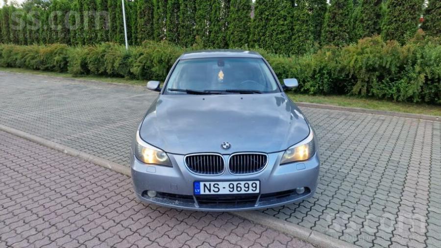 Grey BMW 530 2006 in Jelgava, with an engine capacity of 3.00 L and mileage of 400 thousand km for 3500 €, photo 7 on AUTOMOTO.COM.LV