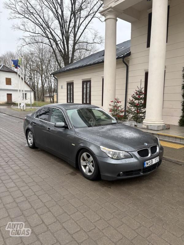 Grey BMW 530 2006 in Druskininkai, with an engine capacity of 3.00 L and mileage of 440 thousand km for 2350 €, photo 1 on AUTOMOTO.COM.LV