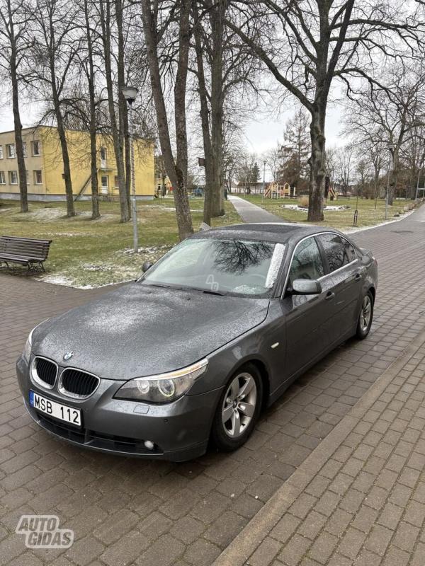 Grey BMW 530 2006 in Druskininkai, with an engine capacity of 3.00 L and mileage of 440 thousand km for 2350 €, photo 5 on AUTOMOTO.COM.LV