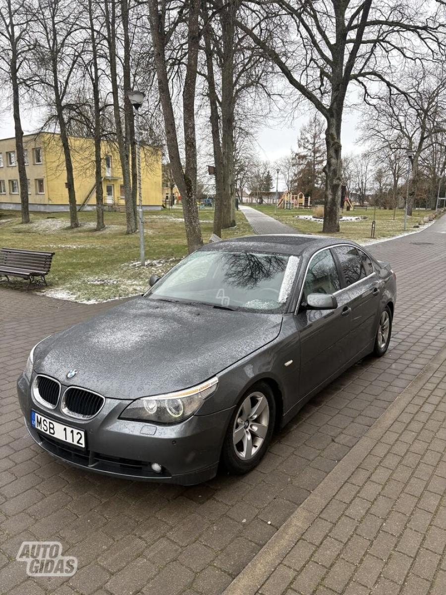 Pelēks BMW 530 2006 Druskininkai, ar dzinēja tilpumu 3.00 L un nobraukumu 440 tūkst. km par 2350 €, foto 5 vietnē AUTOMOTO.COM.LV