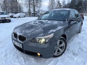 Grey BMW 530 2006 in Riga, with an engine capacity of 3.00 L and mileage of 231 thousand km for 4999 €, photo  on AUTOMOTO.COM.LV