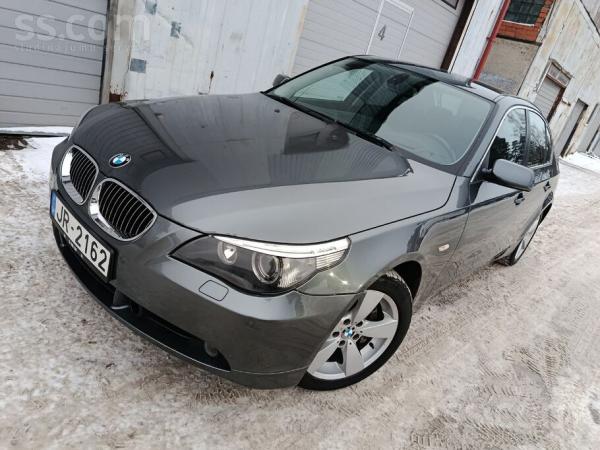 Grey BMW 530 2006 in Riga, with an engine capacity of 3.00 L and mileage of 231 thousand km for 4600 €, photo 1 on AUTOMOTO.COM.LV