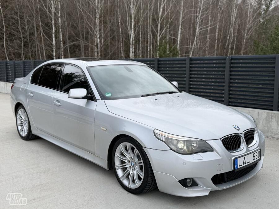 Grey BMW 530 2006 in Vilnius, with an engine capacity of 3.00 L and mileage of 400 thousand km for 4850 €, photo 4 on AUTOMOTO.COM.LV