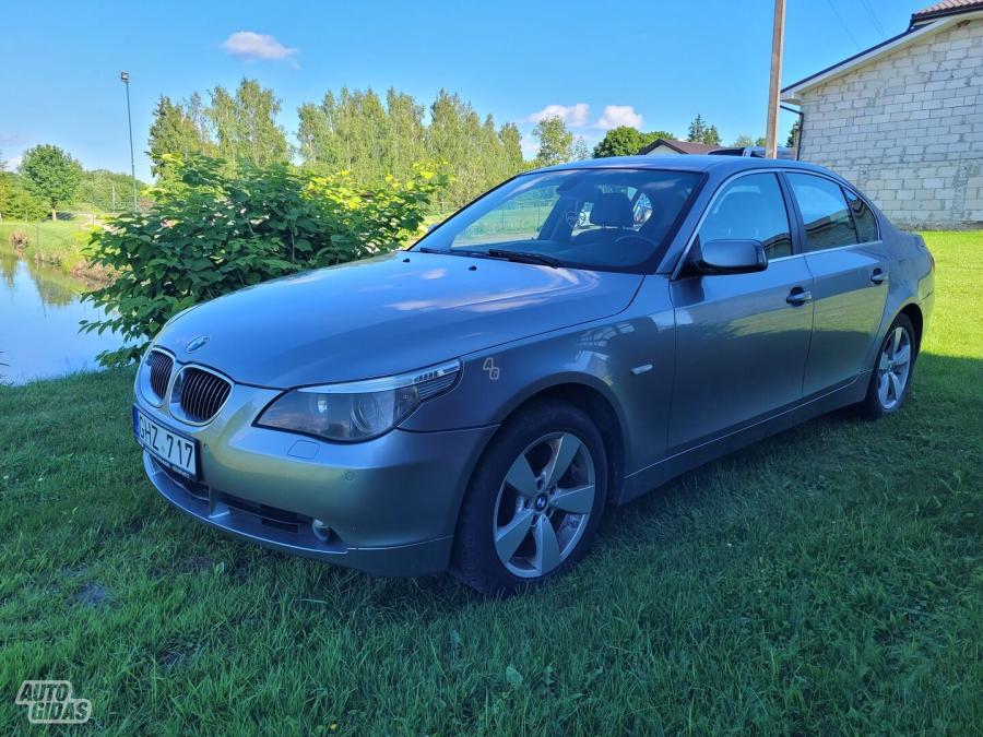 Grey BMW 530 2006 in Vilnius, with an engine capacity of 3.00 L and mileage of 460 thousand km for 3600 €, photo 1 on AUTOMOTO.COM.LV