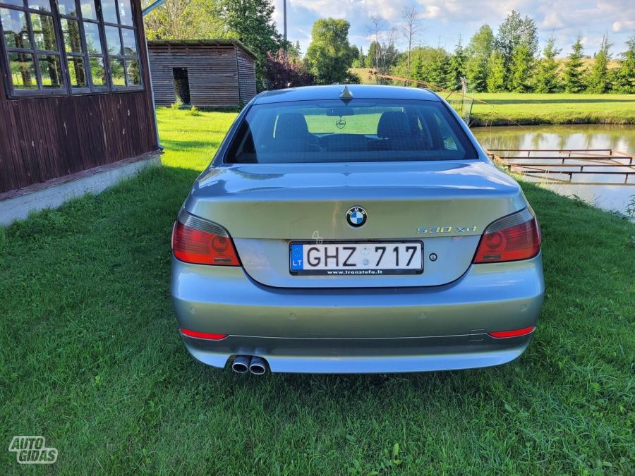 Grey BMW 530 2006 in Vilnius, with an engine capacity of 3.00 L and mileage of 460 thousand km for 3600 €, photo 4 on AUTOMOTO.COM.LV