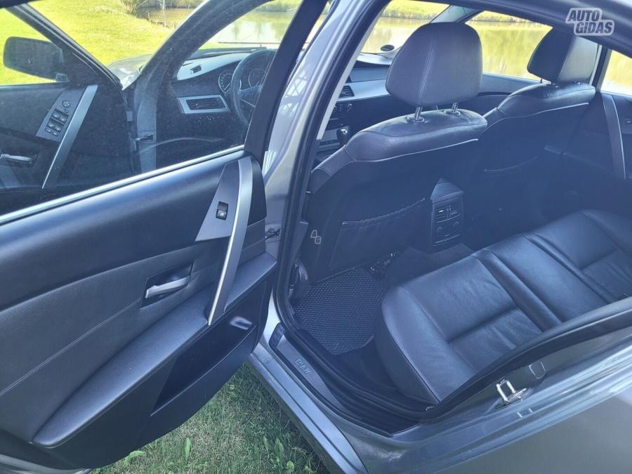 Grey BMW 530 2006 in Vilnius, with an engine capacity of 3.00 L and mileage of 460 thousand km for 3600 €, photo 8 on AUTOMOTO.COM.LV