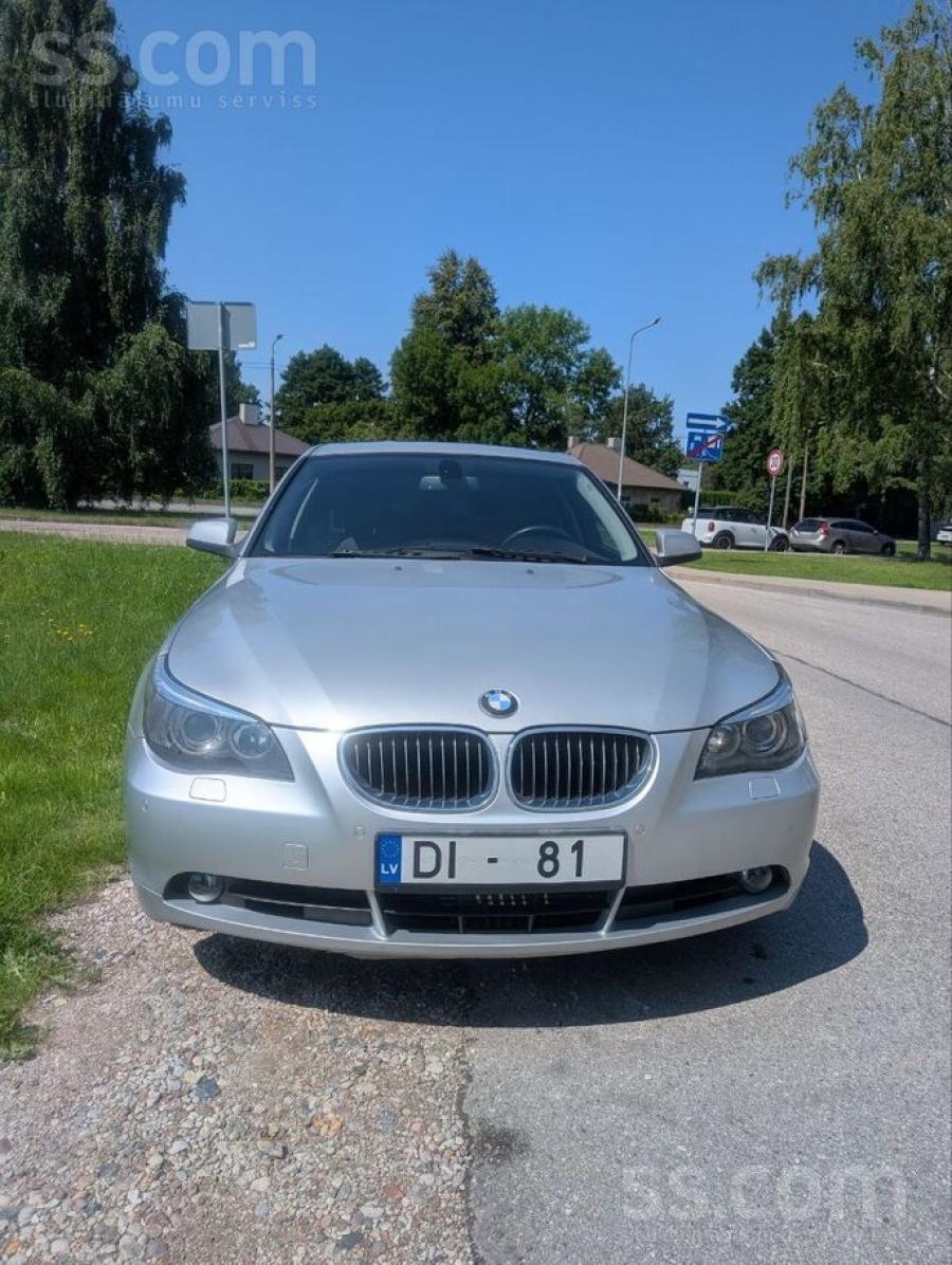 Grey BMW 530 2006 in Riga, with an engine capacity of 3.00 L and mileage of 240 thousand km for 4200 €, photo 1 on AUTOMOTO.COM.LV