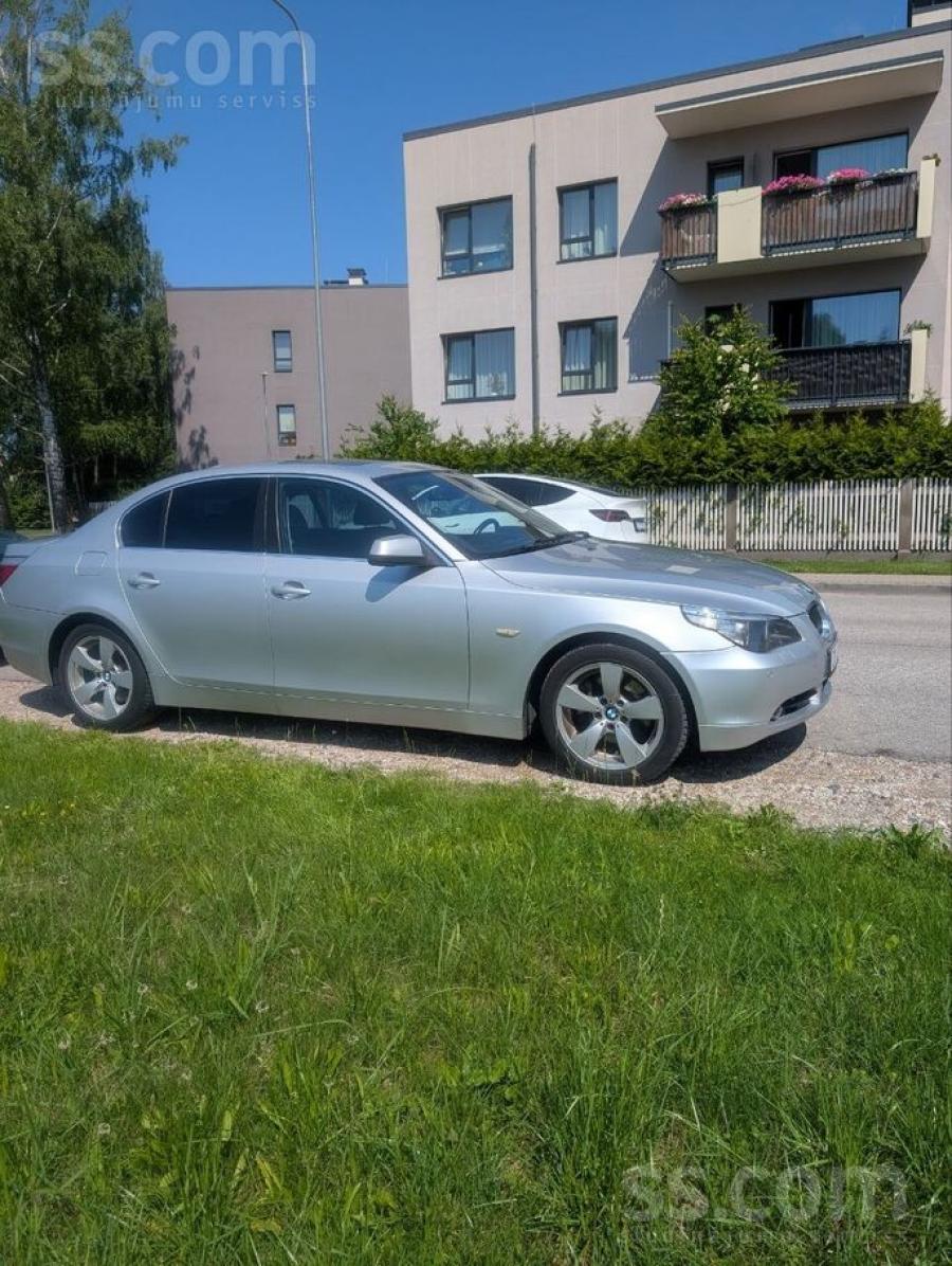 Grey BMW 530 2006 in Riga, with an engine capacity of 3.00 L and mileage of 240 thousand km for 4200 €, photo 5 on AUTOMOTO.COM.LV