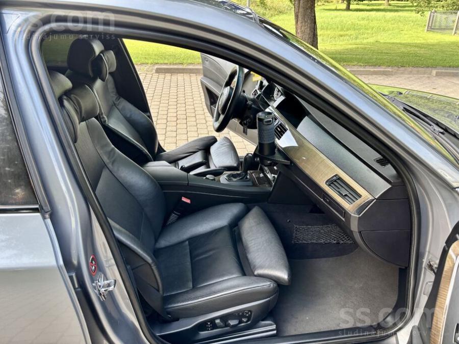 Pelēks BMW 530 2006 Rīga, ar dzinēja tilpumu 3.00 L un nobraukumu 360 tūkst. km par 6800 €, foto 13 vietnē AUTOMOTO.COM.LV
