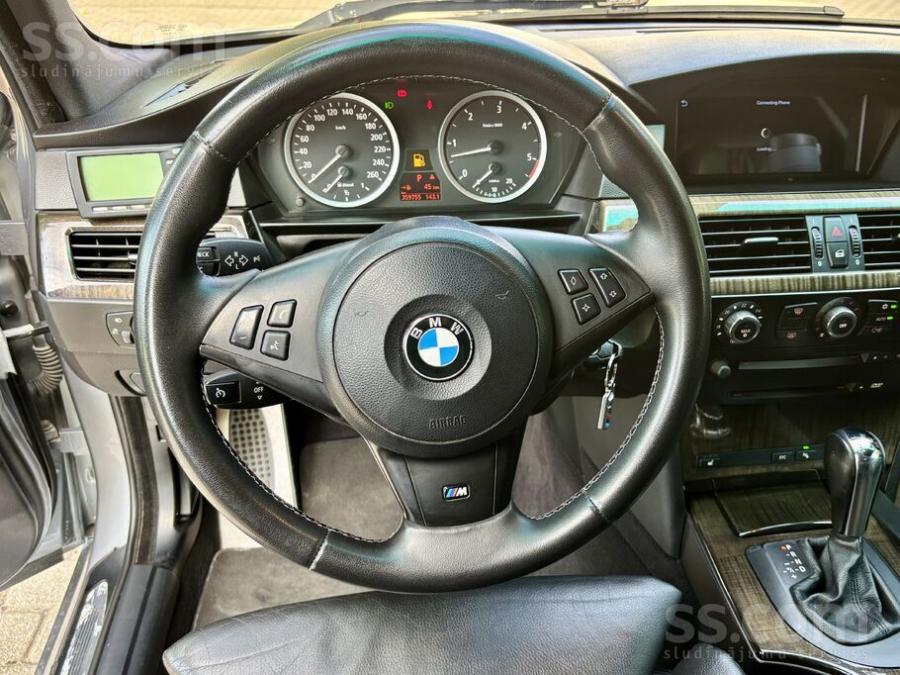 Pelēks BMW 530 2006 Rīga, ar dzinēja tilpumu 3.00 L un nobraukumu 360 tūkst. km par 6800 €, foto 18 vietnē AUTOMOTO.COM.LV
