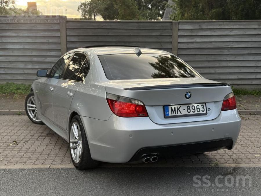 Grey BMW 530 2006 in Jelgava, with an engine capacity of 3.00 L and mileage of 0 thousand km for 5500 €, photo 9 on AUTOMOTO.COM.LV