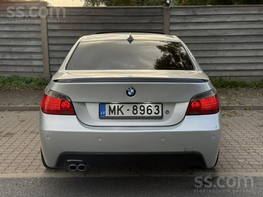 Grey BMW 530 2006 in Jelgava, with an engine capacity of 3.00 L and mileage of 0 thousand km for 5500 €, photo 11 on AUTOMOTO.COM.LV
