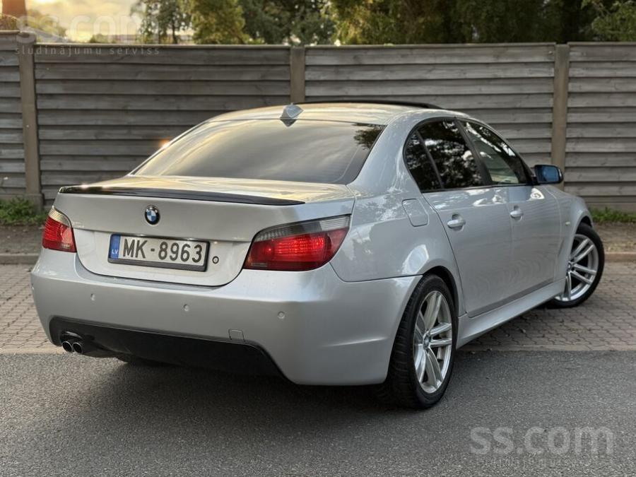 Grey BMW 530 2006 in Jelgava, with an engine capacity of 3.00 L and mileage of 0 thousand km for 5500 €, photo 12 on AUTOMOTO.COM.LV