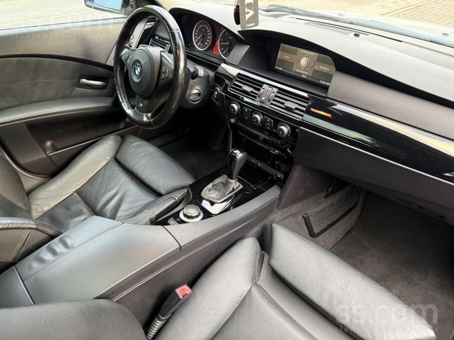 Grey BMW 530 2006 in Jelgava, with an engine capacity of 3.00 L and mileage of 0 thousand km for 5500 €, photo 13 on AUTOMOTO.COM.LV