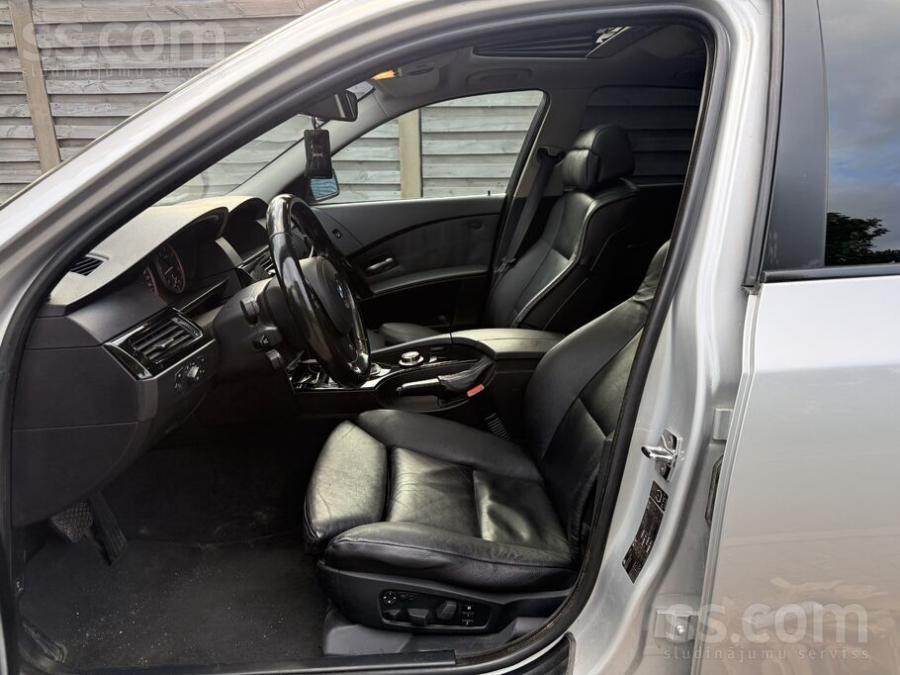 Grey BMW 530 2006 in Jelgava, with an engine capacity of 3.00 L and mileage of 0 thousand km for 5500 €, photo 23 on AUTOMOTO.COM.LV