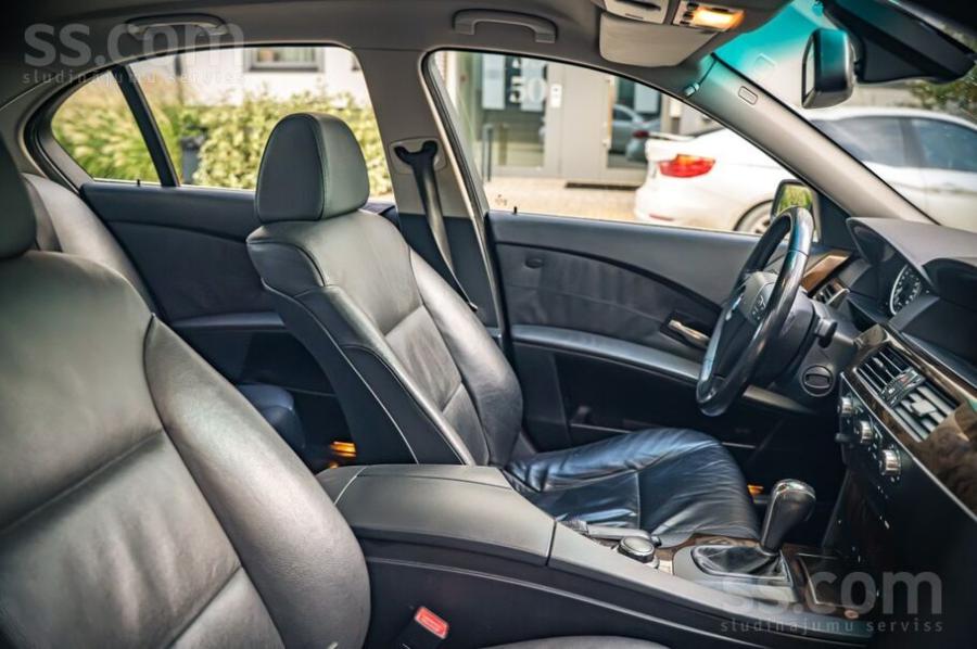 Pelēks BMW 530 2006 Rīga, ar dzinēja tilpumu 3.00 L un nobraukumu 327 tūkst. km par 2990 €, foto 12 vietnē AUTOMOTO.COM.LV