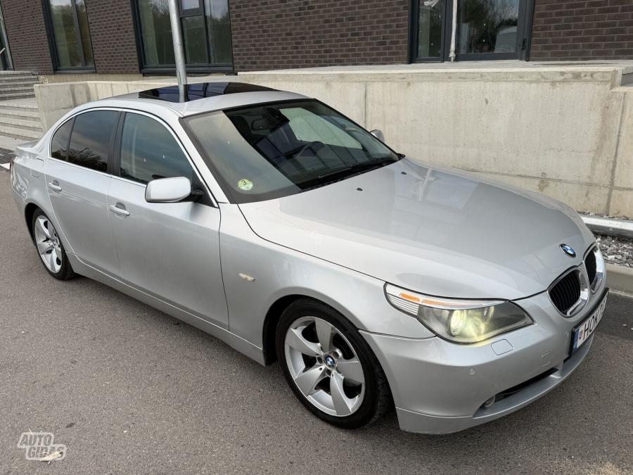 Grey BMW 530 2006 in Kaunas, with an engine capacity of 3.00 L and mileage of 303 thousand km for 1950 €, photo 4 on AUTOMOTO.COM.LV
