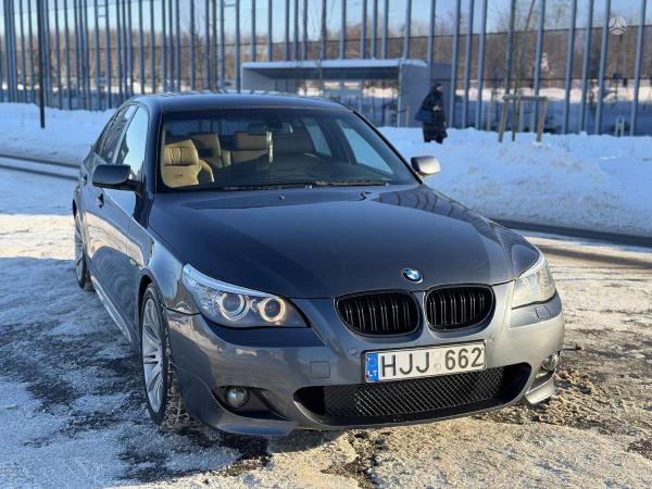 Pelēks BMW 530 2007 Viļņa, ar dzinēja tilpumu 3.00 L un nobraukumu 400 tūkst. km par 6650 €, foto 3 vietnē AUTOMOTO.COM.LV