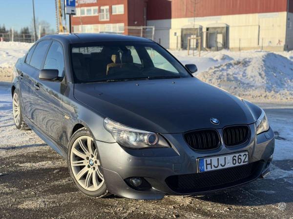 Pelēks BMW 530 2007 Viļņa, ar dzinēja tilpumu 3.00 L un nobraukumu 400 tūkst. km par 6650 €, foto 8 vietnē AUTOMOTO.COM.LV