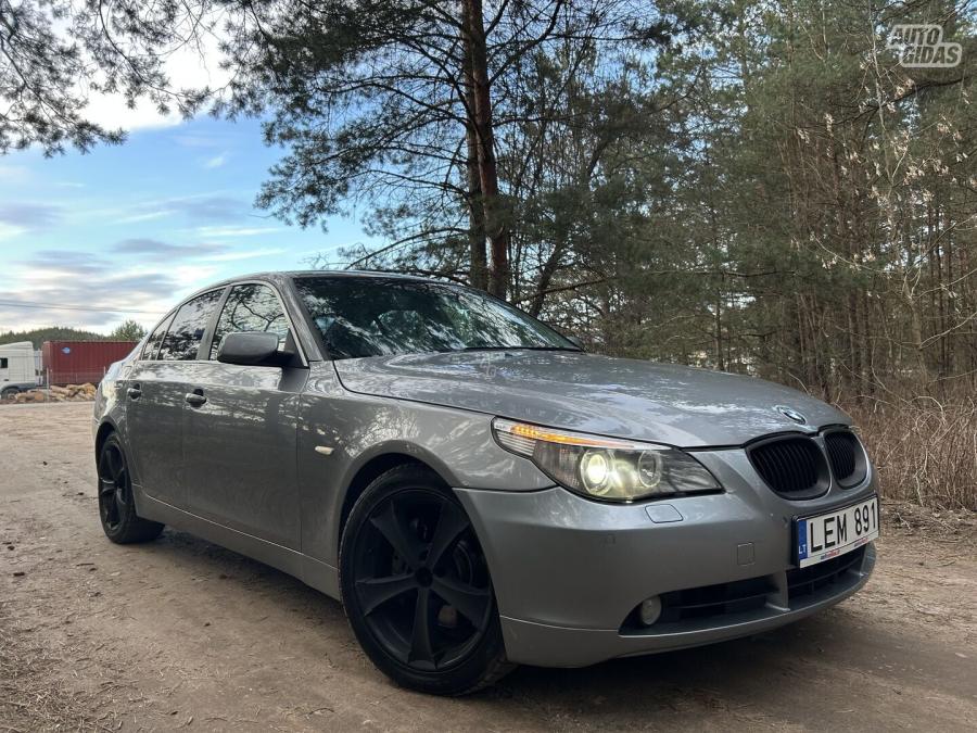 Pelēks BMW 530 2007 Kauņa, ar dzinēja tilpumu 3.00 L un nobraukumu 330 tūkst. km par 3450 €, foto 1 vietnē AUTOMOTO.COM.LV