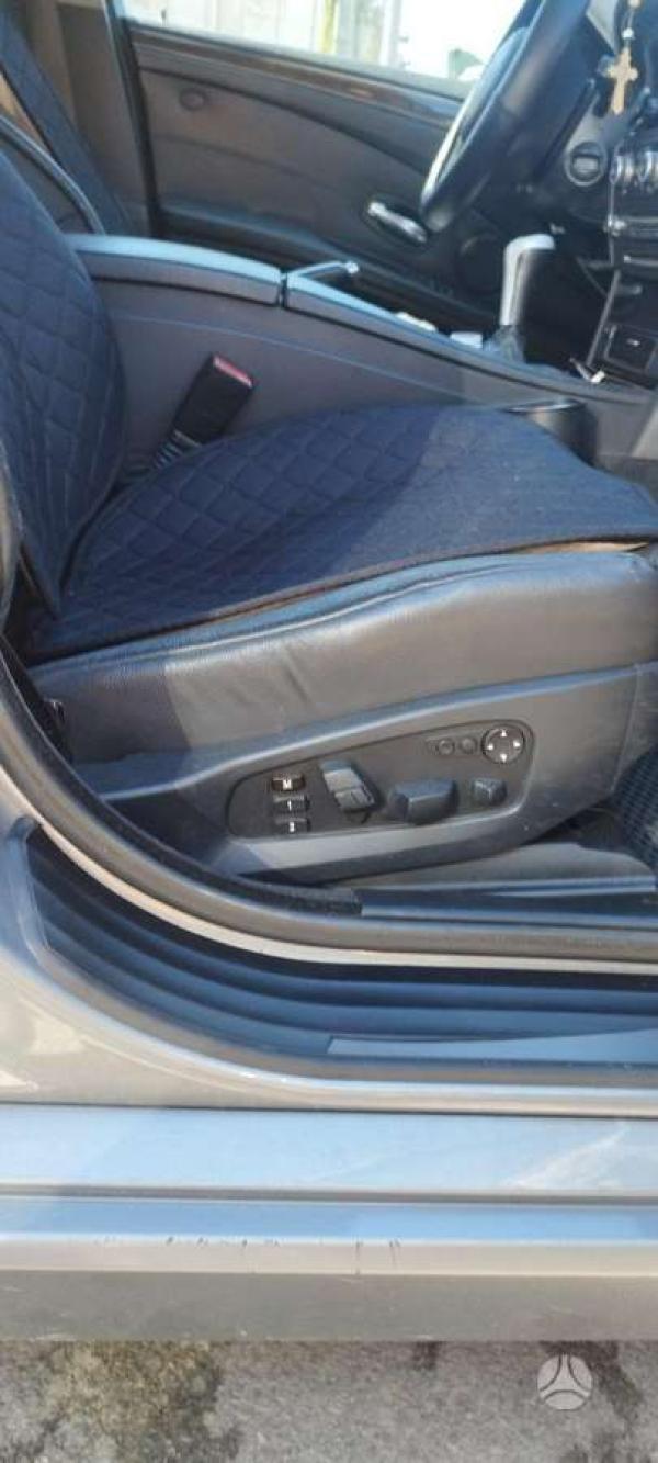 Grey BMW 530 2007 in Klaipeda, with an engine capacity of 2.99 L and mileage of 329 thousand km for 4200 €, photo 9 on AUTOMOTO.COM.LV
