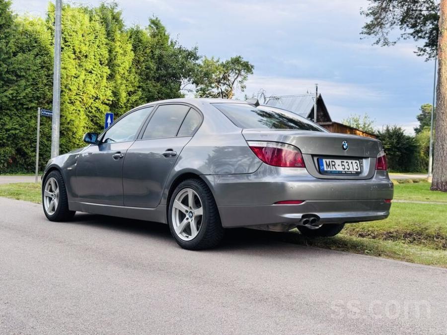 Grey BMW 530 2007 in Jekabpils, with an engine capacity of 3.00 L and mileage of 319 thousand km for 3950 €, photo 1 on AUTOMOTO.COM.LV