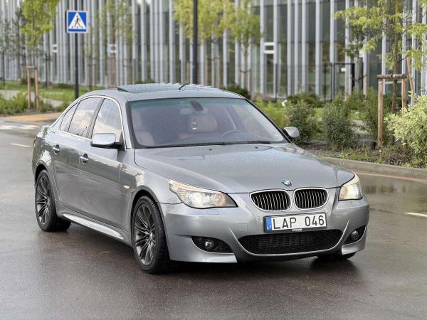 Grey BMW 530 2007 in Vilnius, with an engine capacity of 2.99 L and mileage of 400 thousand km for 5999 €, photo 2 on AUTOMOTO.COM.LV