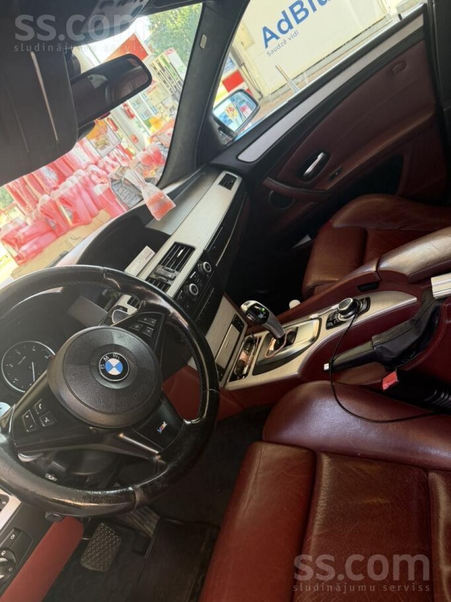 Pelēks BMW 530 2007 Rēzekne, ar dzinēja tilpumu 3.00 L un nobraukumu 430 tūkst. km par 7450 €, foto 5 vietnē AUTOMOTO.COM.LV