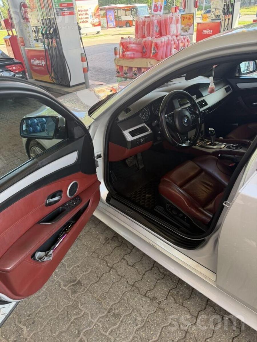 Pelēks BMW 530 2007 Rēzekne, ar dzinēja tilpumu 3.00 L un nobraukumu 430 tūkst. km par 7450 €, foto 8 vietnē AUTOMOTO.COM.LV