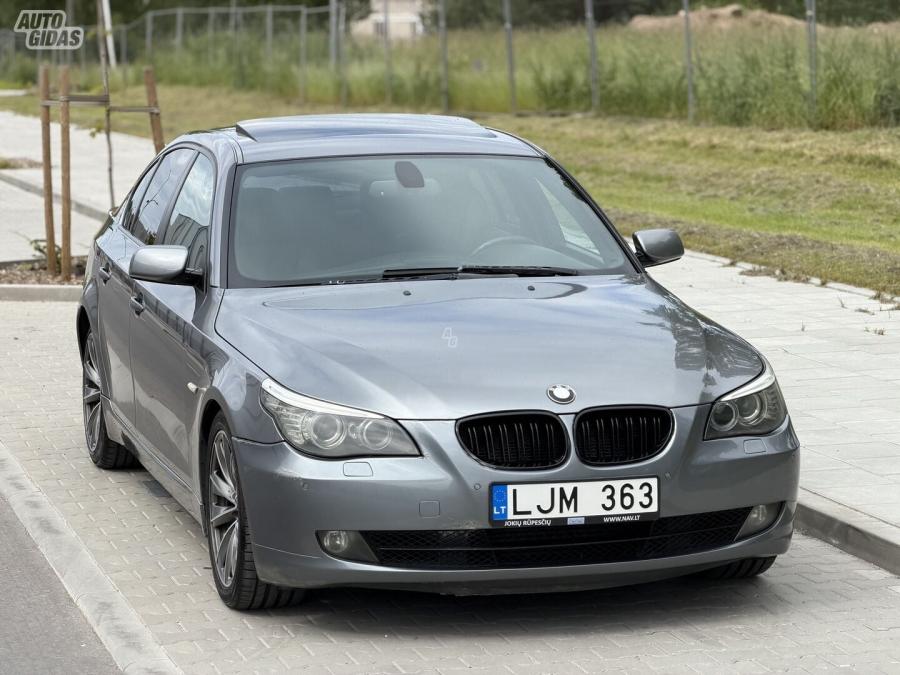 Grey BMW 530 2008 in Vilnius, with an engine capacity of 3.00 L and mileage of 289 thousand km for 4300 €, photo 7 on AUTOMOTO.COM.LV