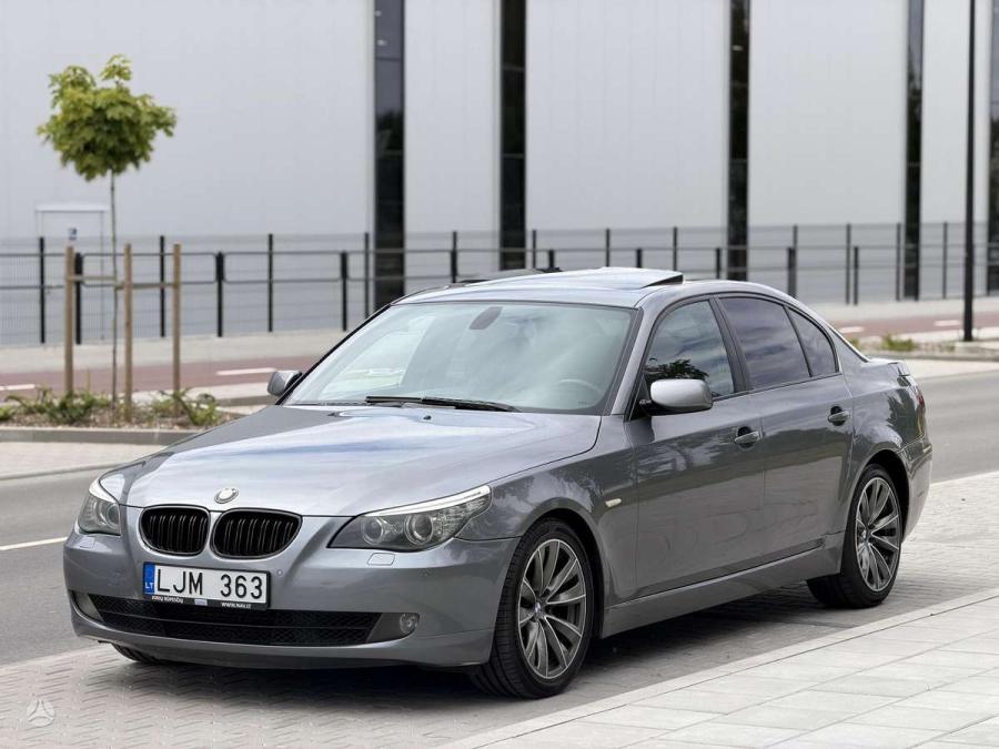Grey BMW 530 2008 in Vilnius, with an engine capacity of 2.99 L and mileage of 289 thousand km for 4350 €, photo 1 on AUTOMOTO.COM.LV