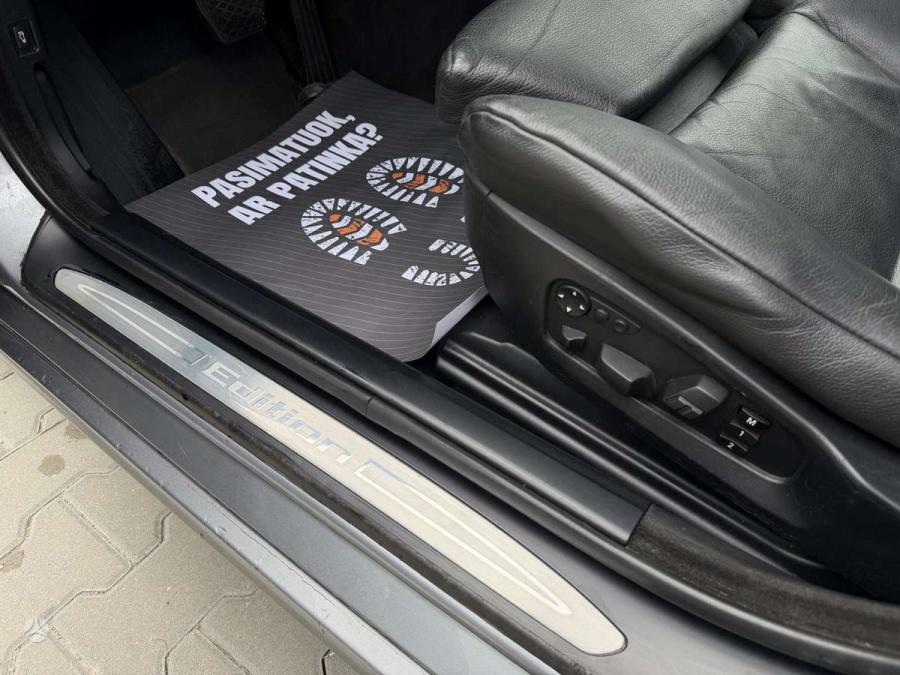 Grey BMW 530 2008 in Vilnius, with an engine capacity of 2.99 L and mileage of 289 thousand km for 4350 €, photo 14 on AUTOMOTO.COM.LV
