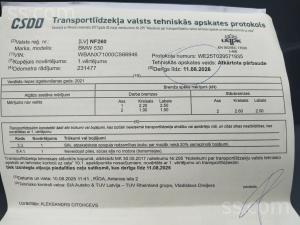 Серый БМВ 530 2008 в Рига, объемом двигателя 3.00 л и пробегом 239 тыс. км за 4100 €, фото 19 на AUTOMOTO.COM.LV