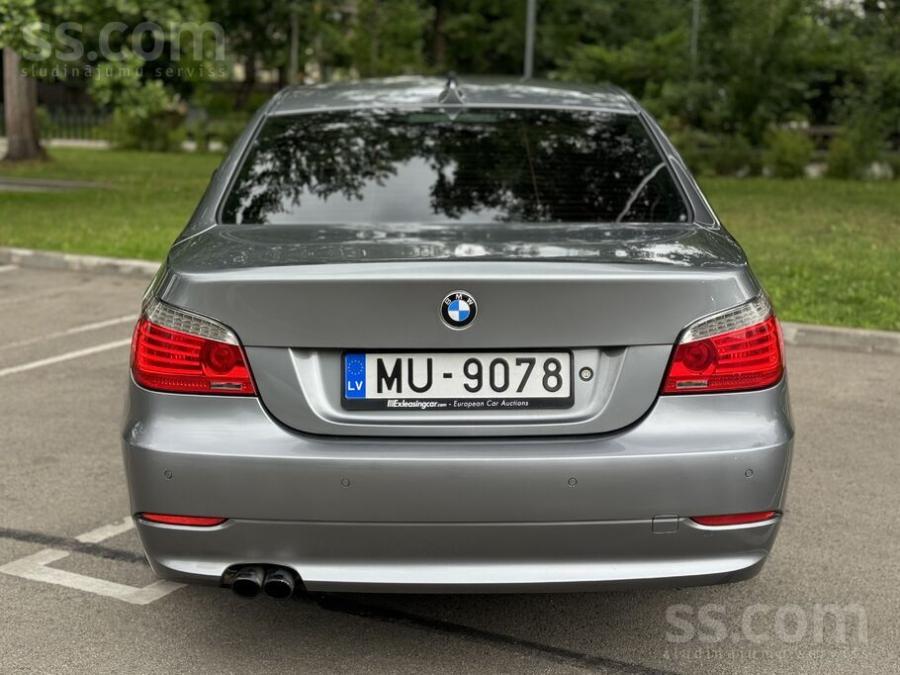 Grey BMW 530 2008 in Riga, with an engine capacity of 3.00 L and mileage of 307 thousand km for 5200 €, photo 5 on AUTOMOTO.COM.LV