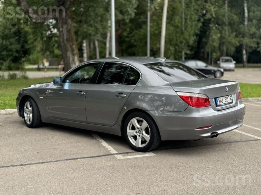 Grey BMW 530 2008 in Riga, with an engine capacity of 3.00 L and mileage of 307 thousand km for 5200 €, photo 6 on AUTOMOTO.COM.LV