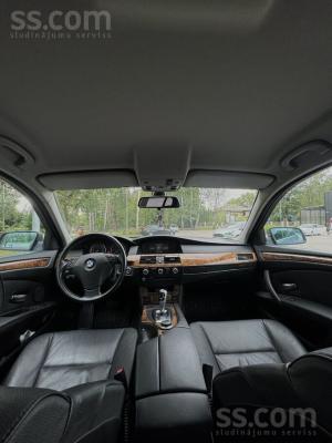 Grey BMW 530 2008 in Riga, with an engine capacity of 3.00 L and mileage of 307 thousand km for 5200 €, photo 16 on AUTOMOTO.COM.LV