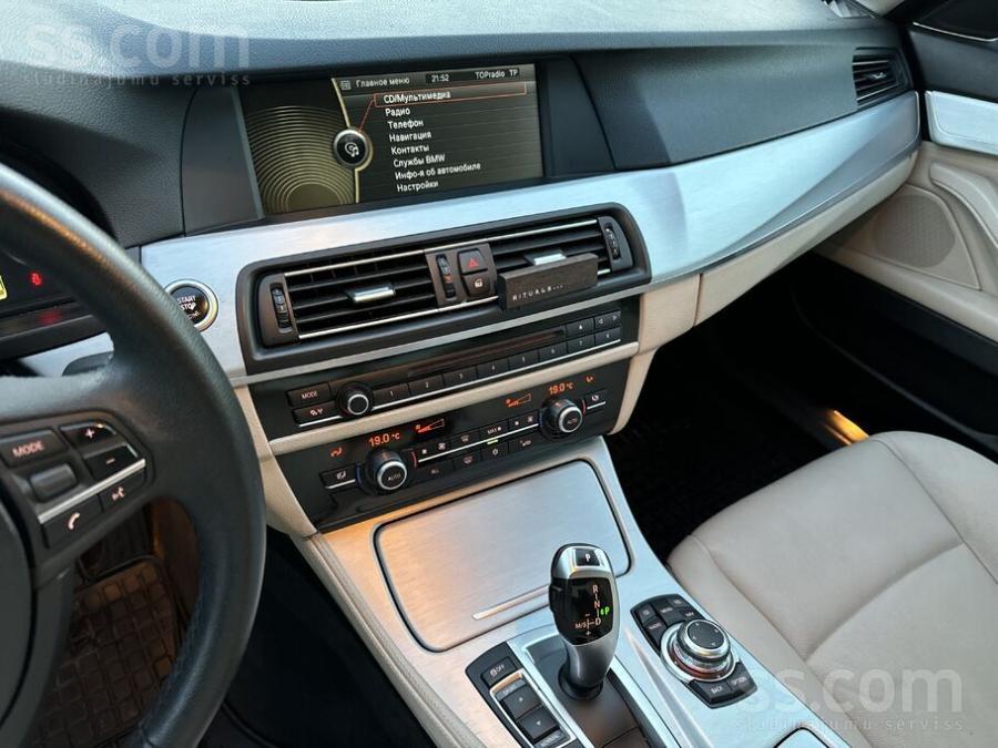 Grey BMW 530 2010 in Daugavpils, with an engine capacity of 3.00 L and mileage of 270 thousand km for 9350 €, photo 17 on AUTOMOTO.COM.LV