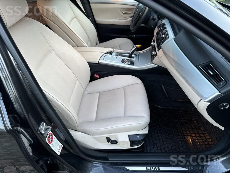 Grey BMW 530 2010 in Daugavpils, with an engine capacity of 3.00 L and mileage of 270 thousand km for 9350 €, photo 23 on AUTOMOTO.COM.LV